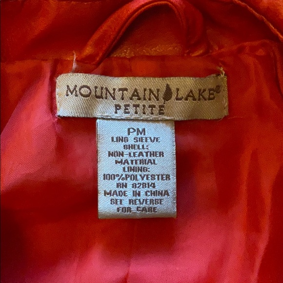 Mountain Lake | Jackets & Coats | Red Non Leather Jacket | Poshmark